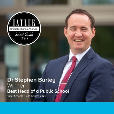King's High Warwick - Dr Stephen Burley Wins 'Best Head' at Tatler Awards